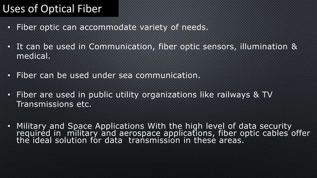 Introduction to Fiber Optics | PPTX
