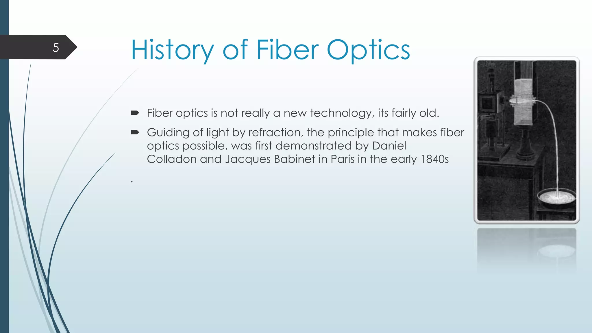 Presentation about Fiber Optics | PPTX