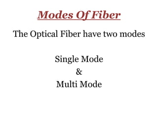 Fiber Optics Technology | PPTX