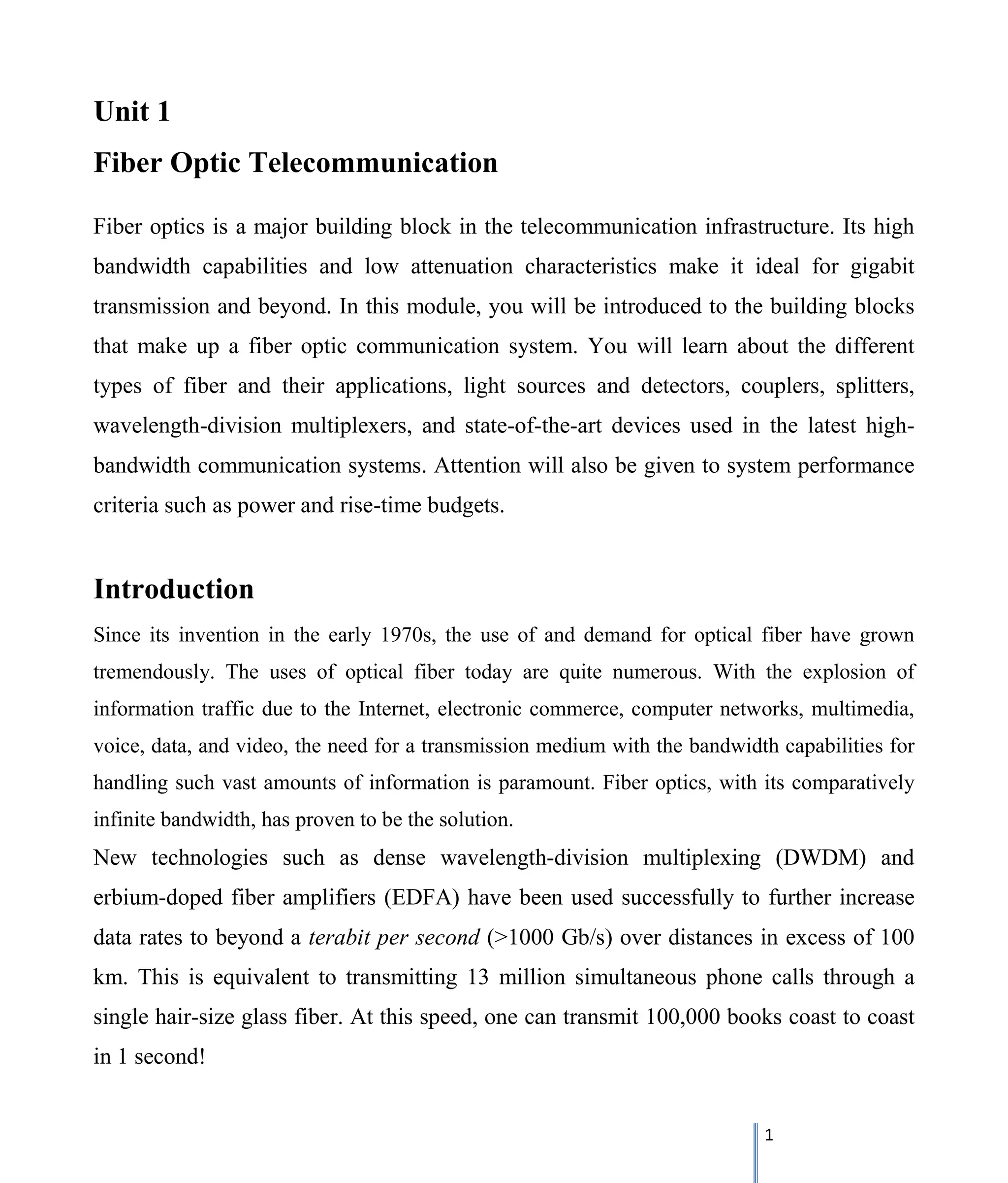 Fiber optics | PDF