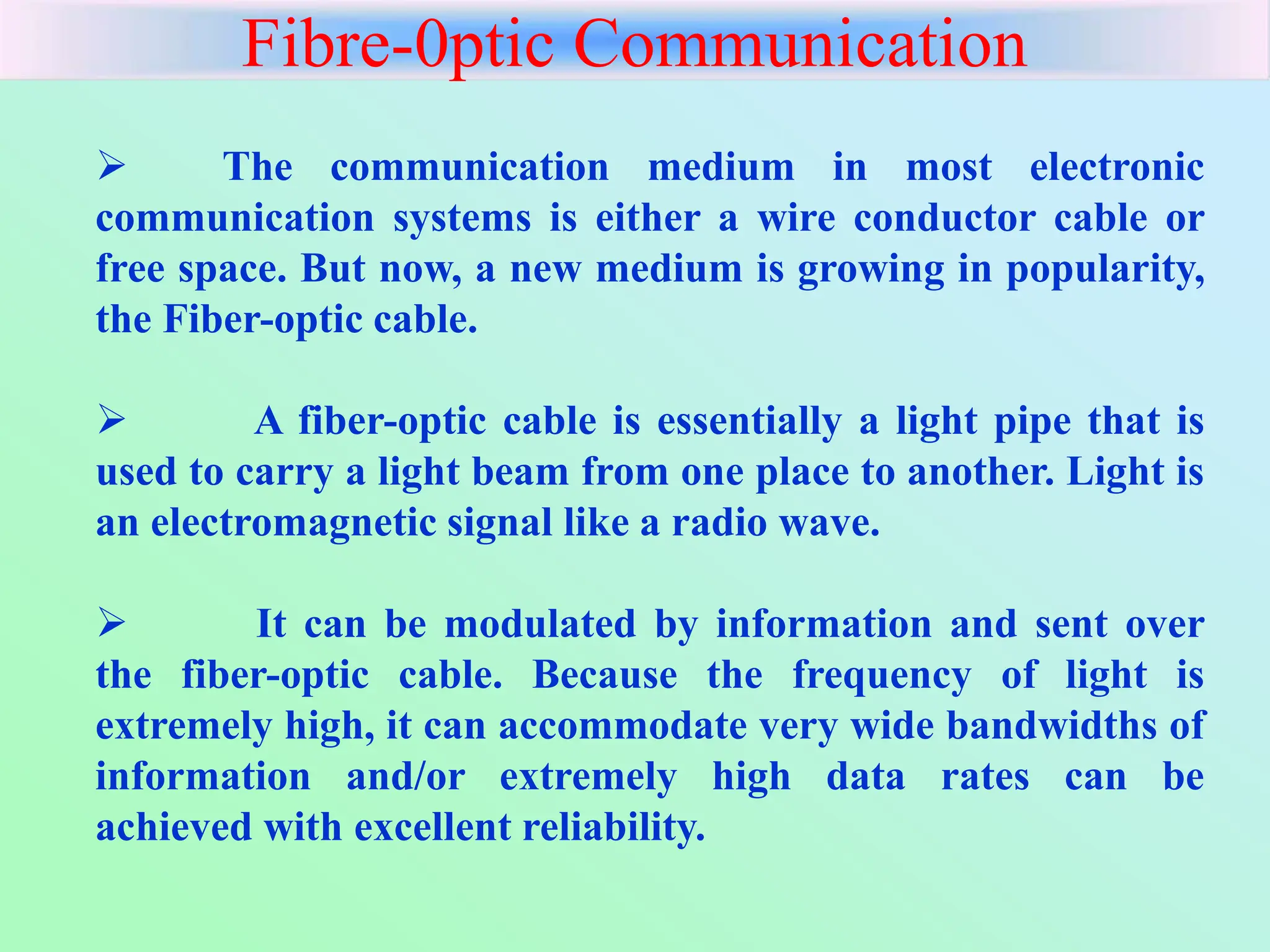 FIBER OPTICS .ppt