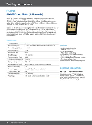 Fiber optics catalogue_ver2.01
