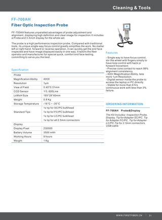 Fiber optics catalogue_ver2.01