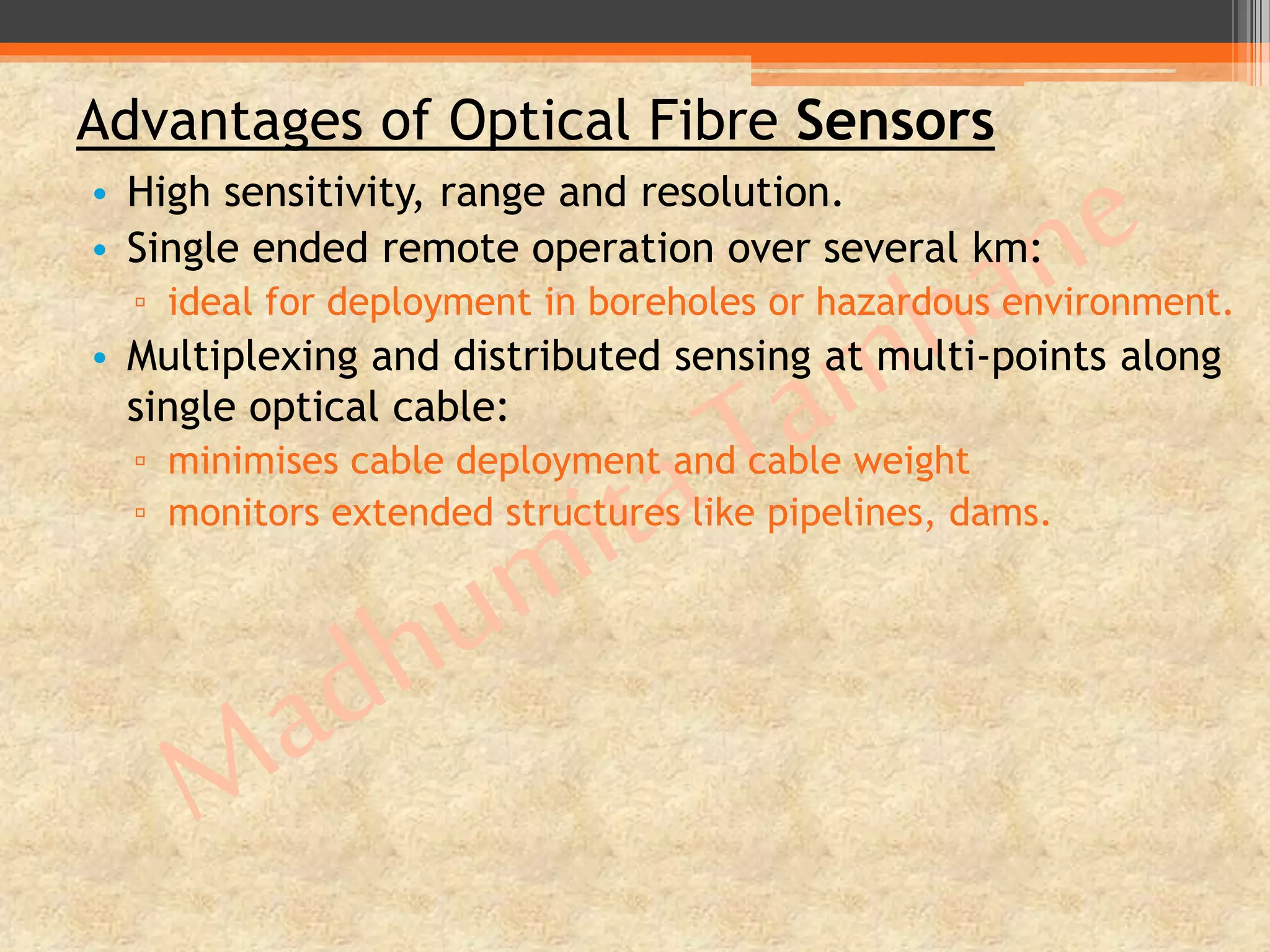 Fiber optic sensors | PPTX