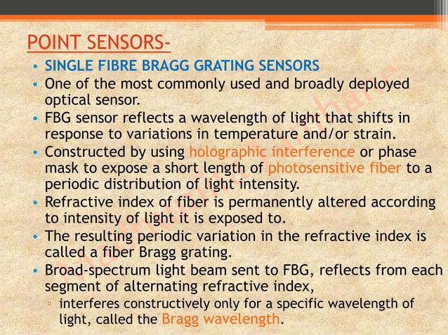 Fiber optic sensors | PPTX