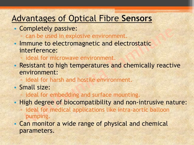 Fiber optic sensors | PPTX