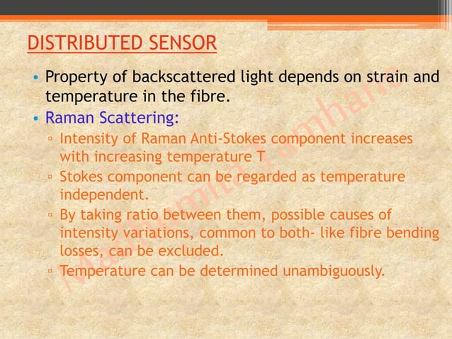 Fiber optic sensors | PPTX