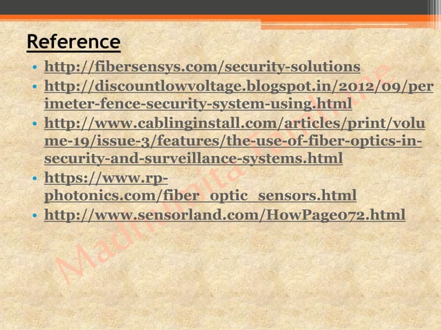 Fiber optic sensors | PPTX