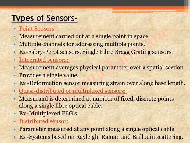 Fiber optic sensors | PPTX