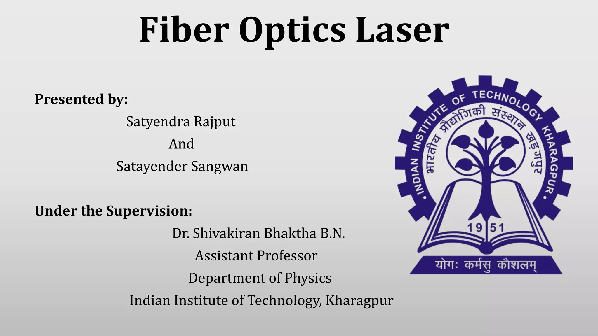 Fiber optics laser [autosaved] | PPT