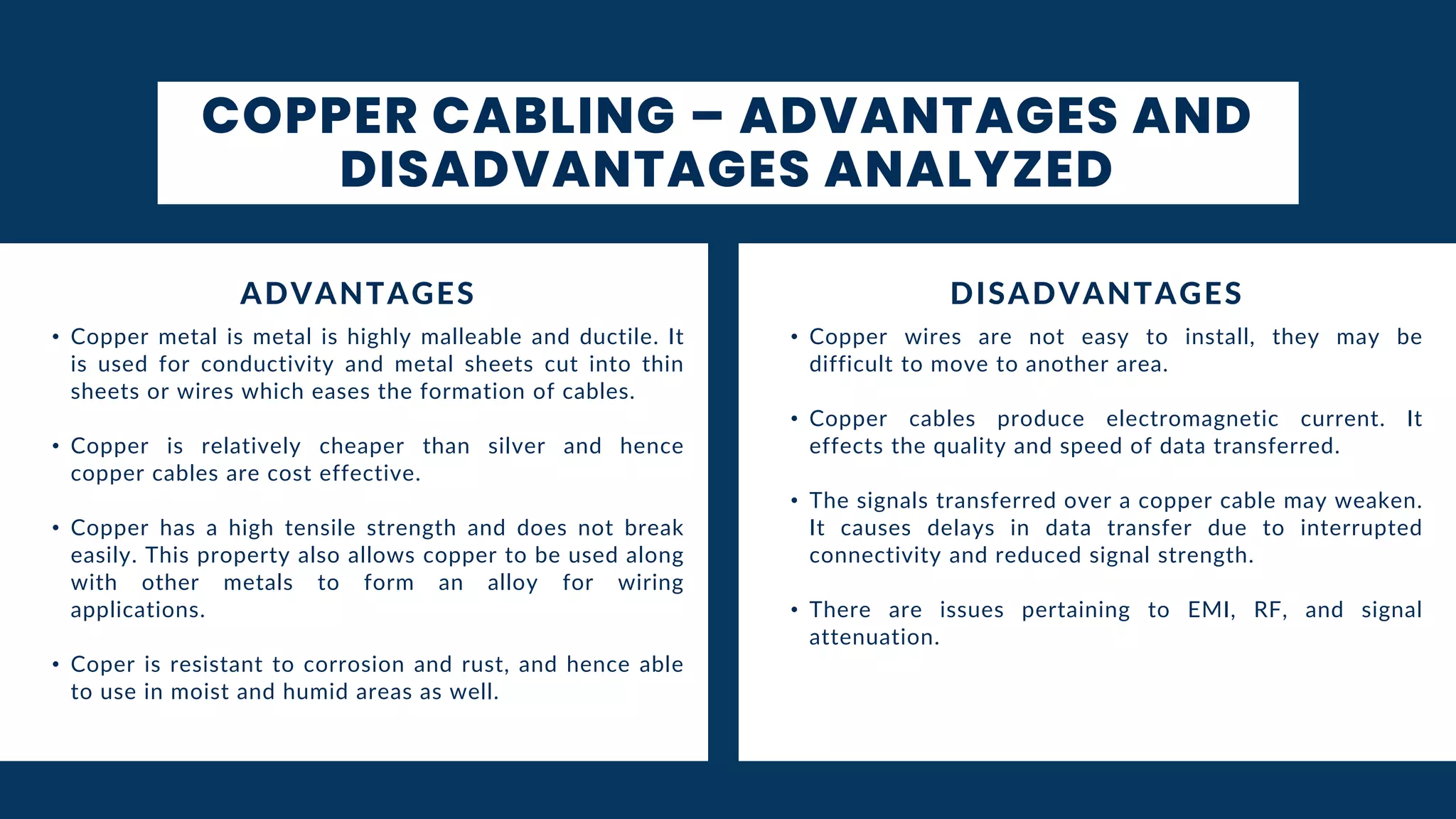 Fiber Optics Vs Copper Cable | PPTX | Computer Networking | Computing