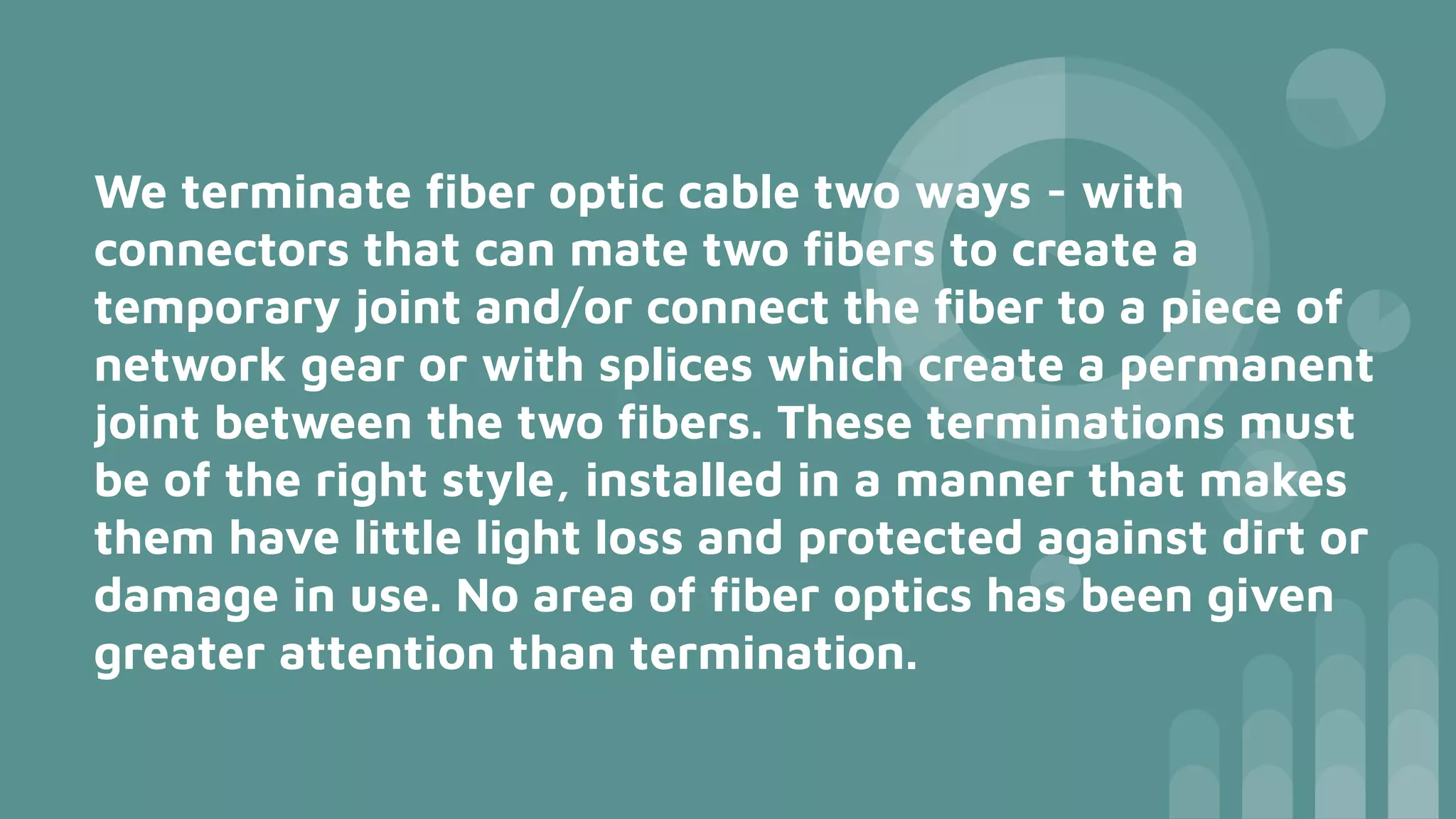 Fiber Optic Termination Tutorial | PDF