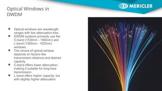 Fiber Optic Wavelength Division Multiplexing Training - Mericler 2024.pptx