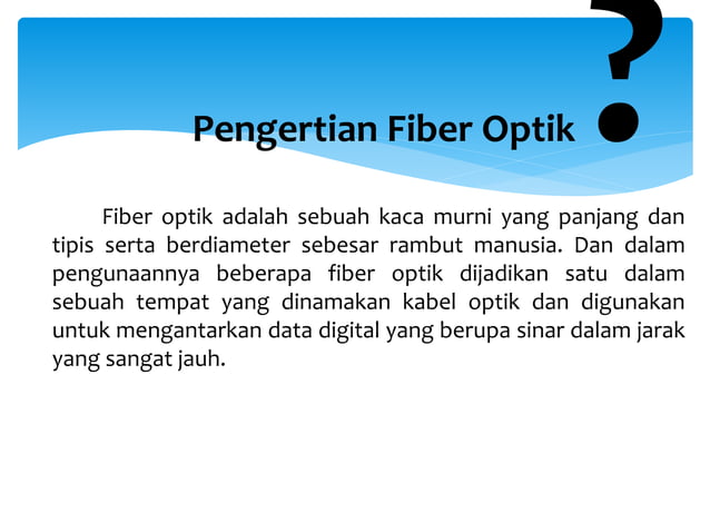 Fiber optik | PPT