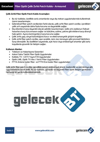 Fiber Optik Çelik Zırhlı Patch Kablo - Armoured.pdf