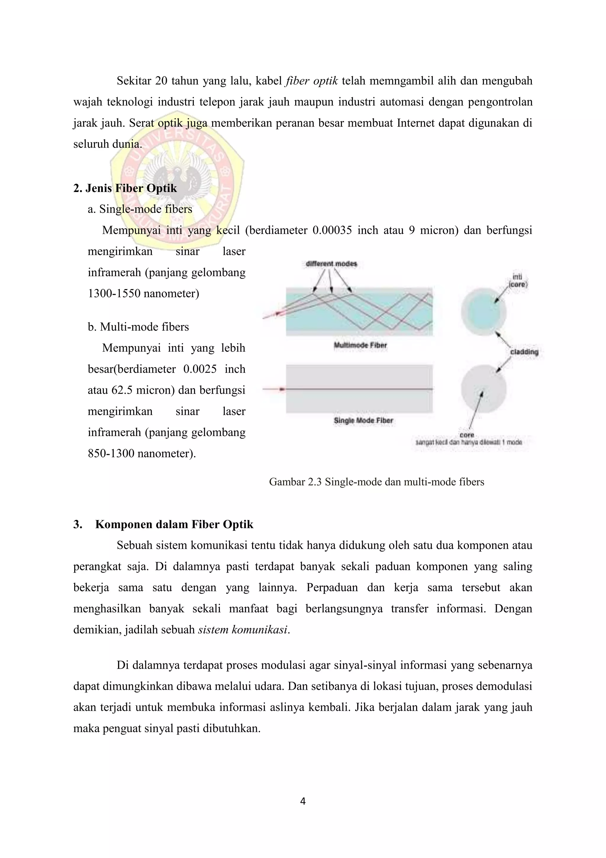 Fiber optik instrumen | PDF