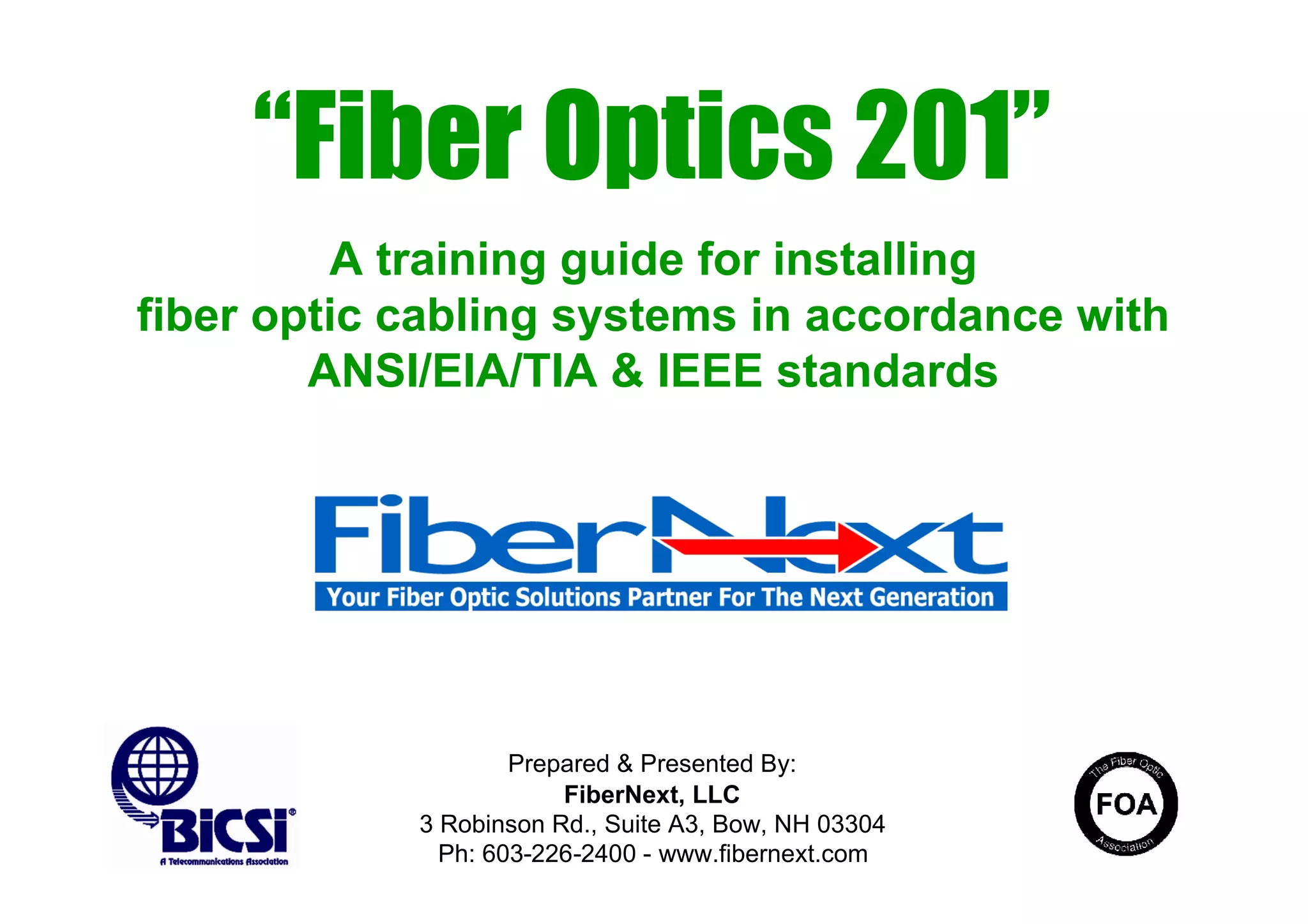 Fiber otdr testing | PDF