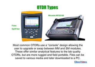 Fiber otdr testing | PDF