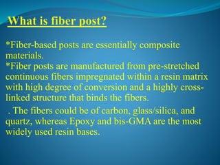 Fiber post | PPTX