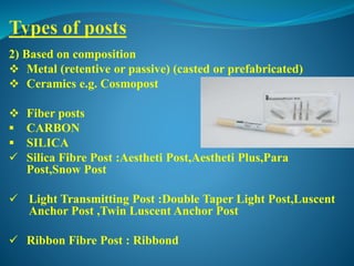 Fiber post | PPT