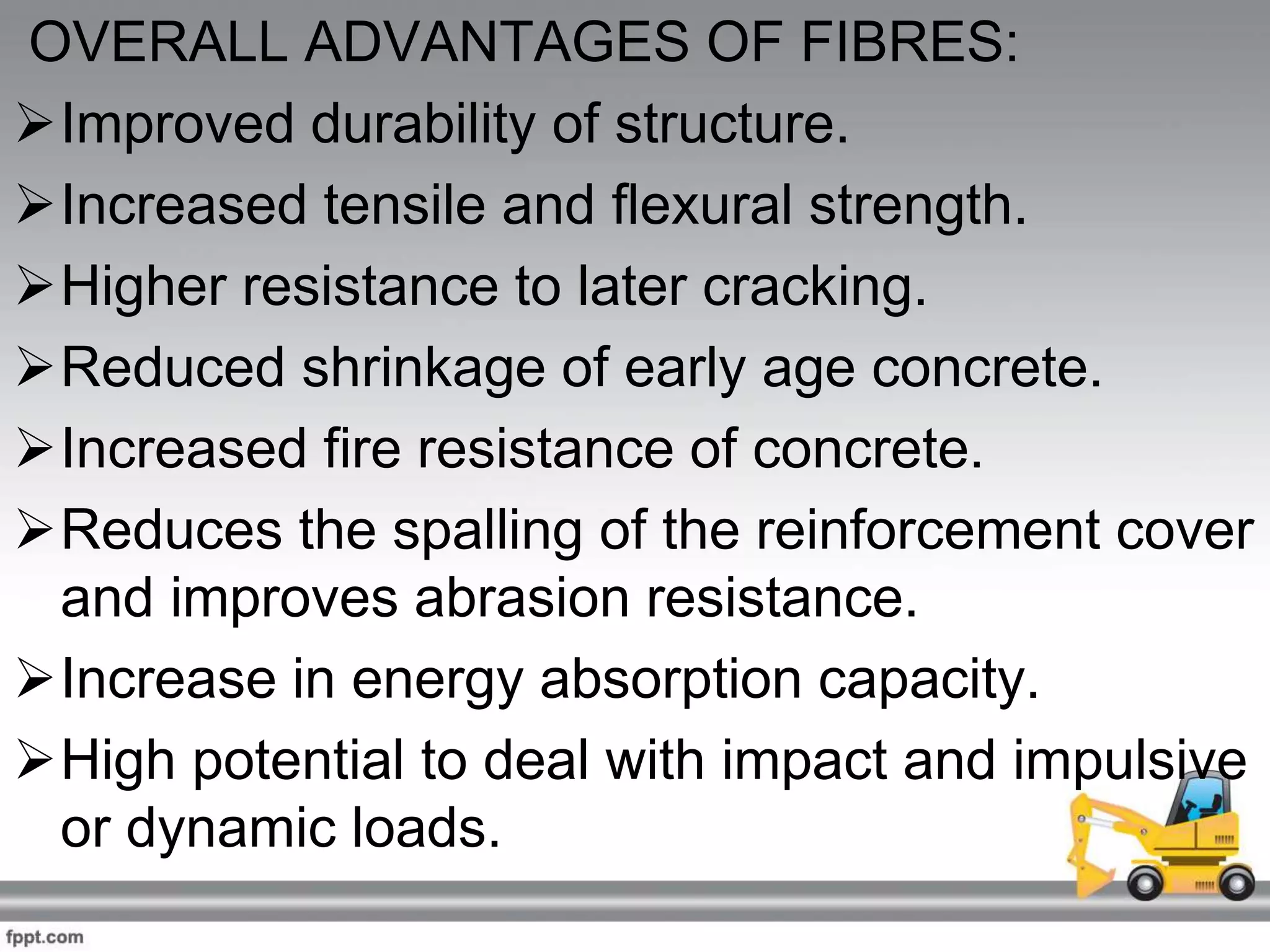 Fiber reinforced self compacting concrete | PPTX