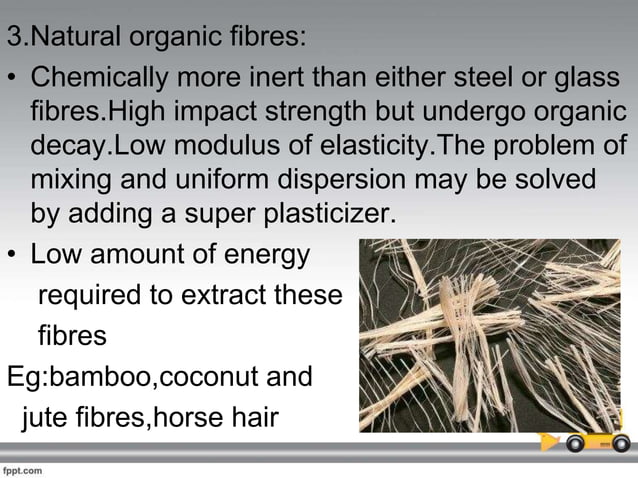 Fiber reinforced self compacting concrete | PPT