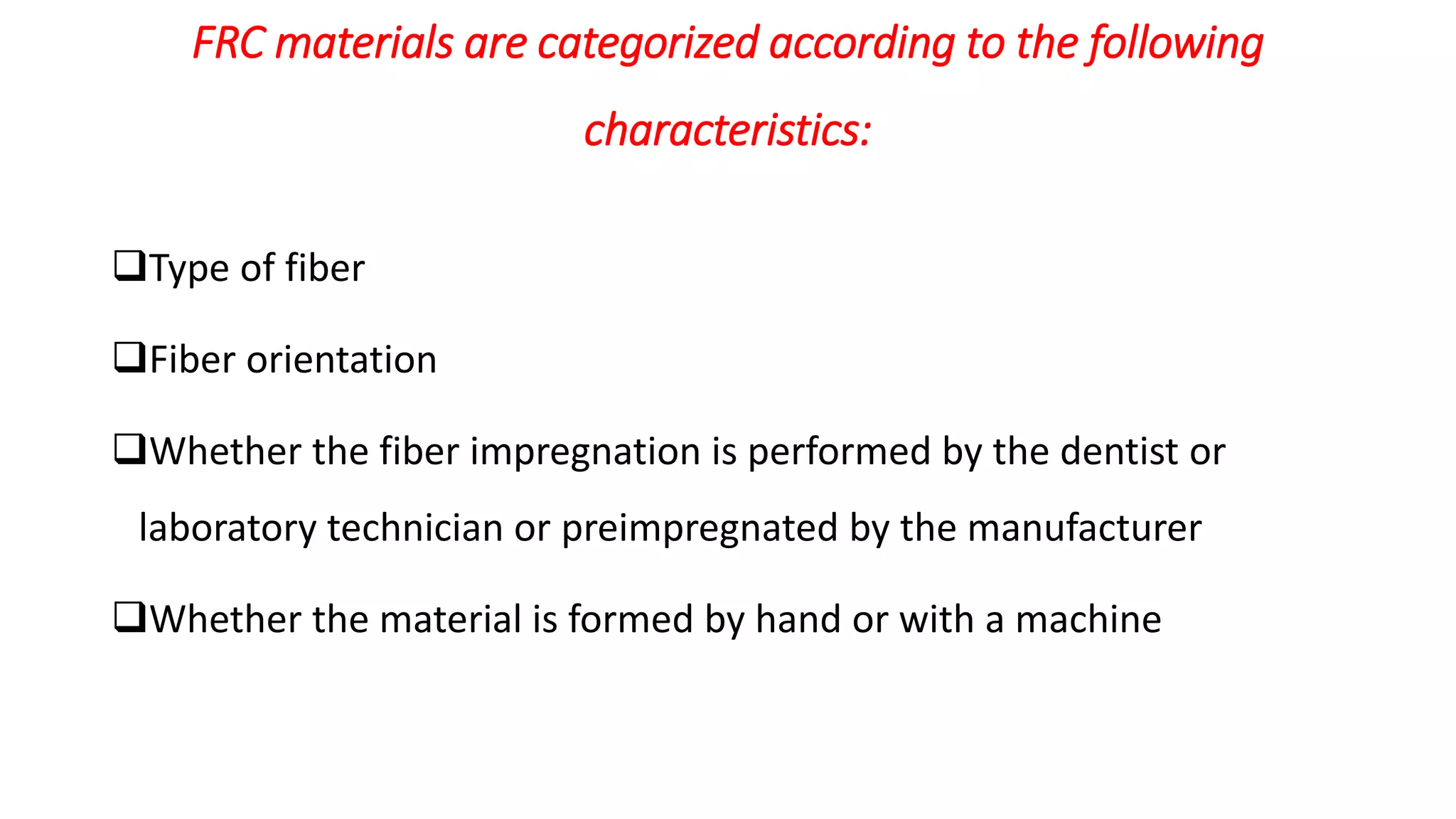 Fiber reinforced composite fixed prosthesis | PPTX