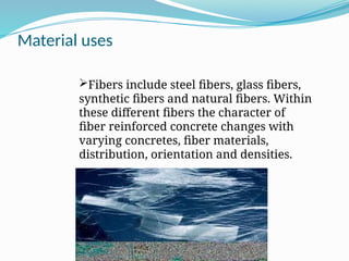 Presentation on Fiber Reinforced Concrete.pptx