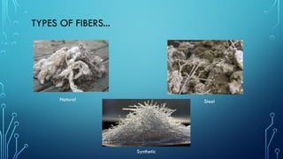 fiber reinforced concrete for civil engineering | PPTX