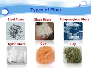 Fiber reinforcement concrete | PPT
