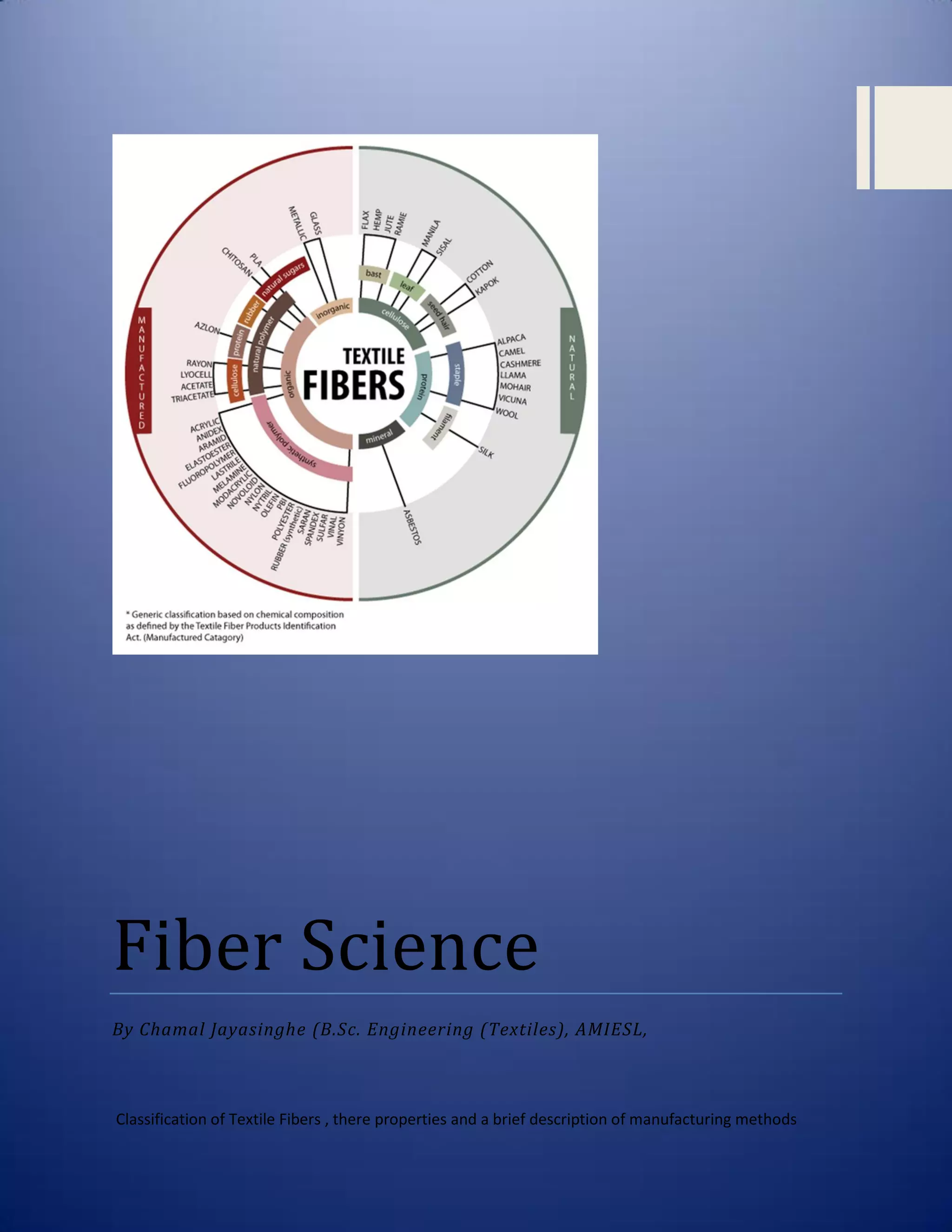 Fiber Science - Basics | PDF