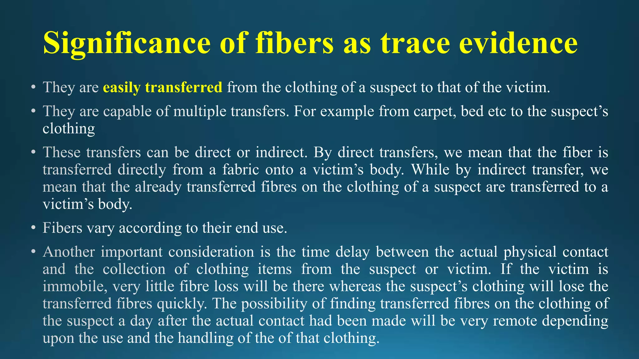 Forensic Fiber Analysis Pptx
