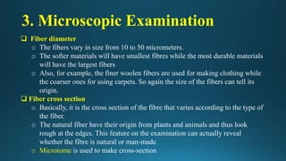 Forensic Fiber Analysis | PPTX