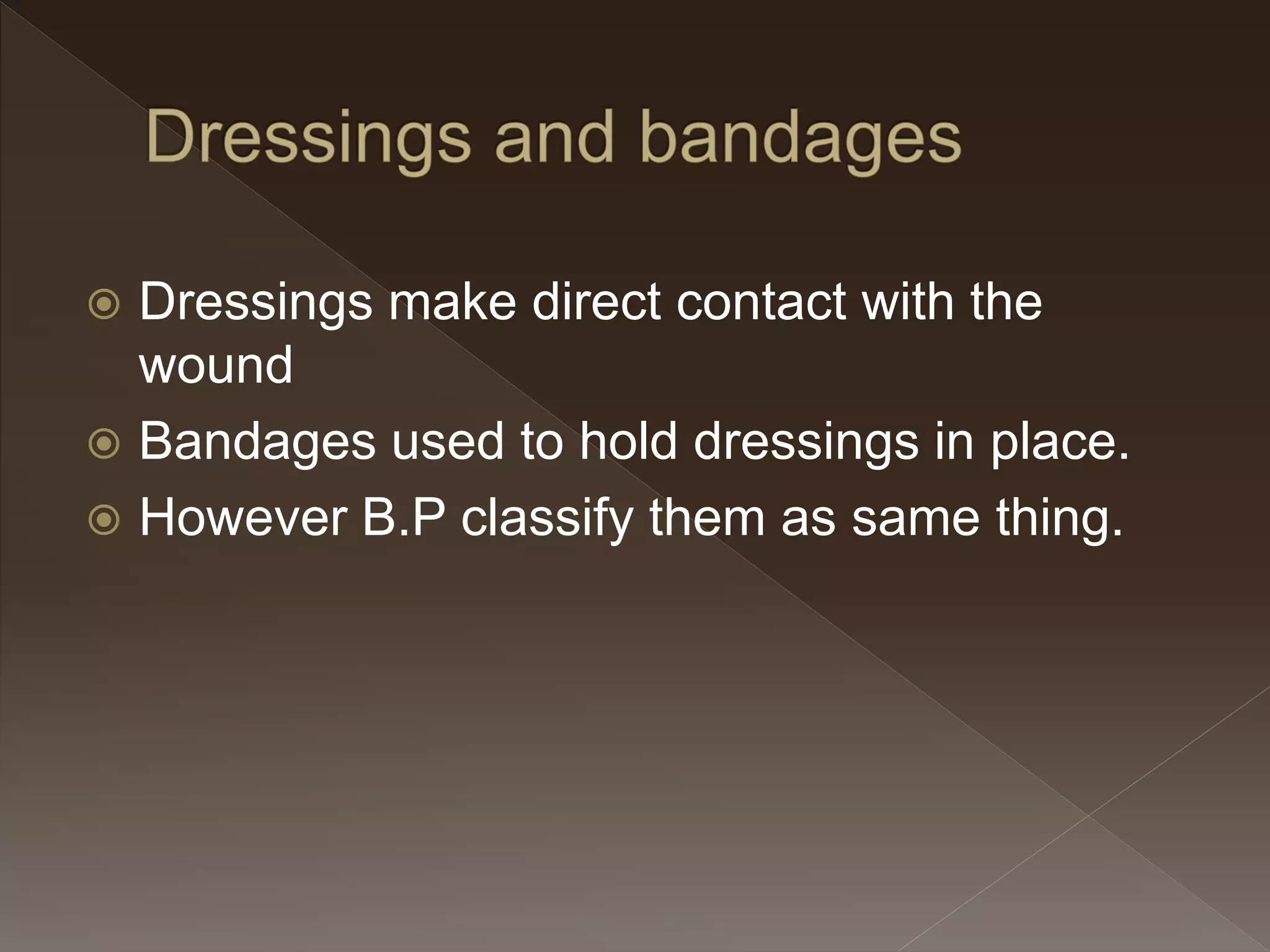 Fibers and surgical dressings | PPTX