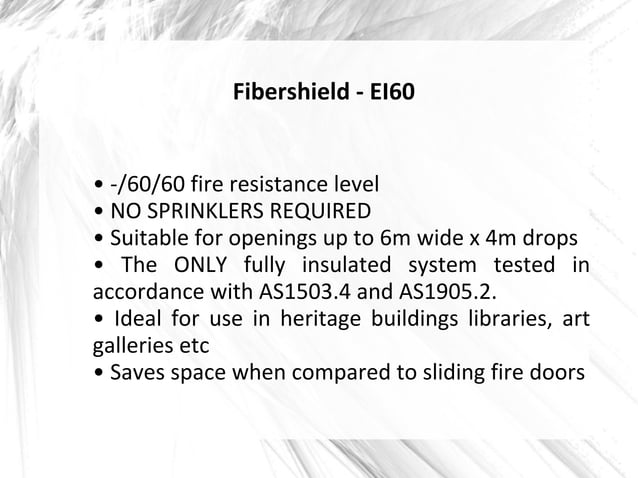 Fibershield: The Ultimate Shield Against Fire | PPT