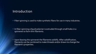 Filament Fiber Spinnerette