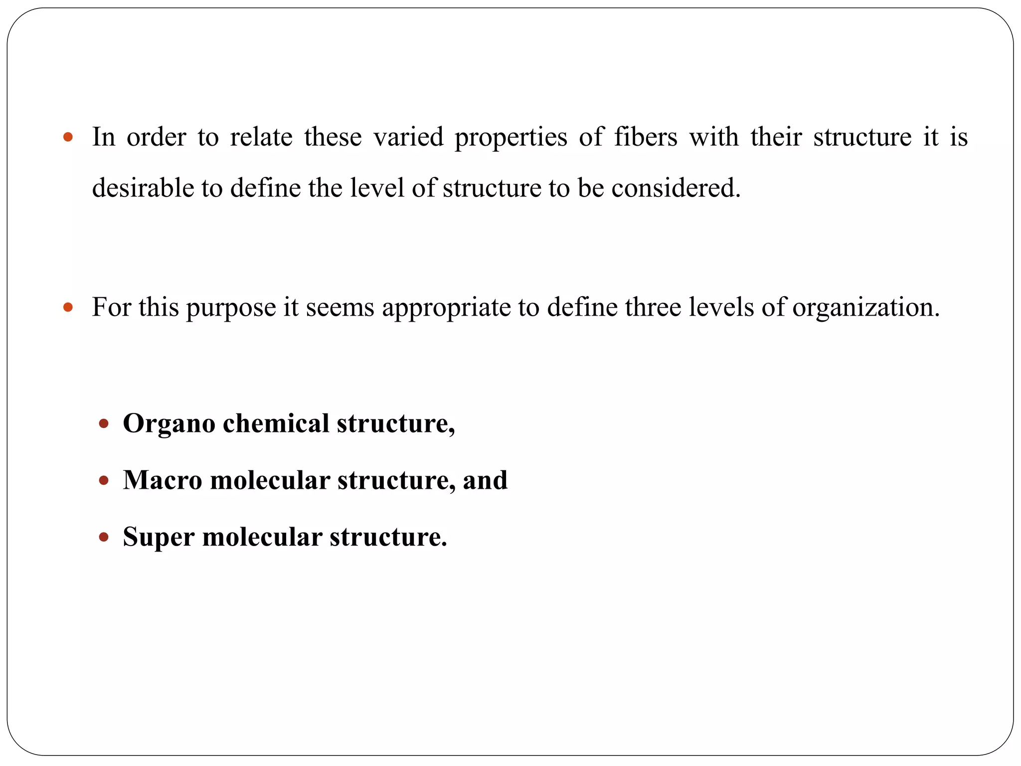 Fiber structure theories | PPTX