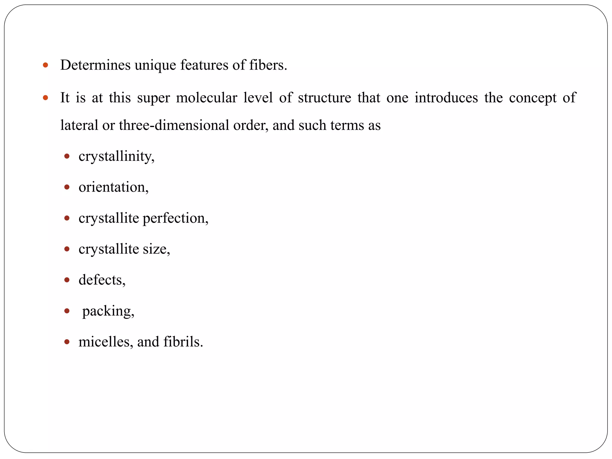 Fiber structure theories | PPTX
