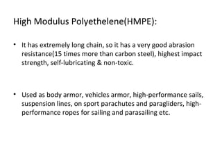 Fibers used in making technical textile | PPT