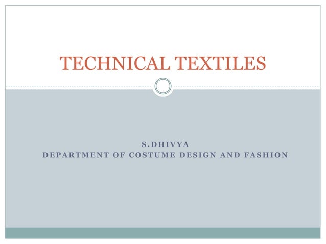 Fibers used in technical textiles | PPTX | Women\'s Clothing | Women\'s Fashion
