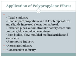 Fibers used in technical textiles | PPTX