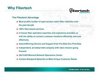 Fibertech Networks Overview | PPT