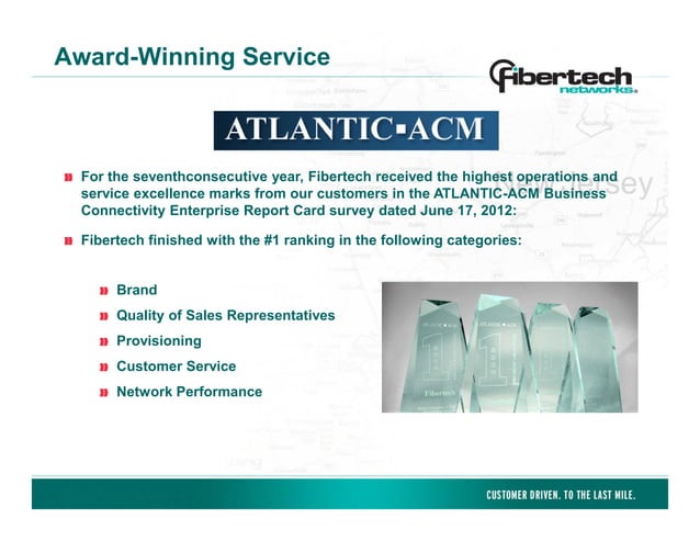 Fibertech Networks Overview | PPT