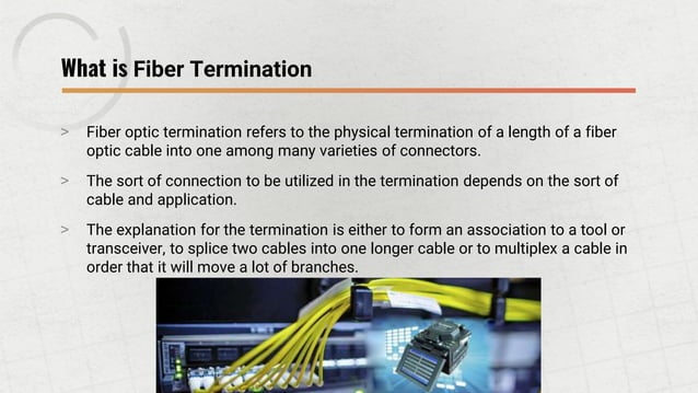 Fiber Termination Box | Unisol | PPTX | Telecommunications Industry ...