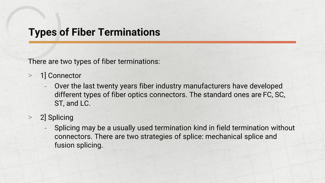 Fiber Termination Box | Unisol | PPTX | Telecommunications Industry ...
