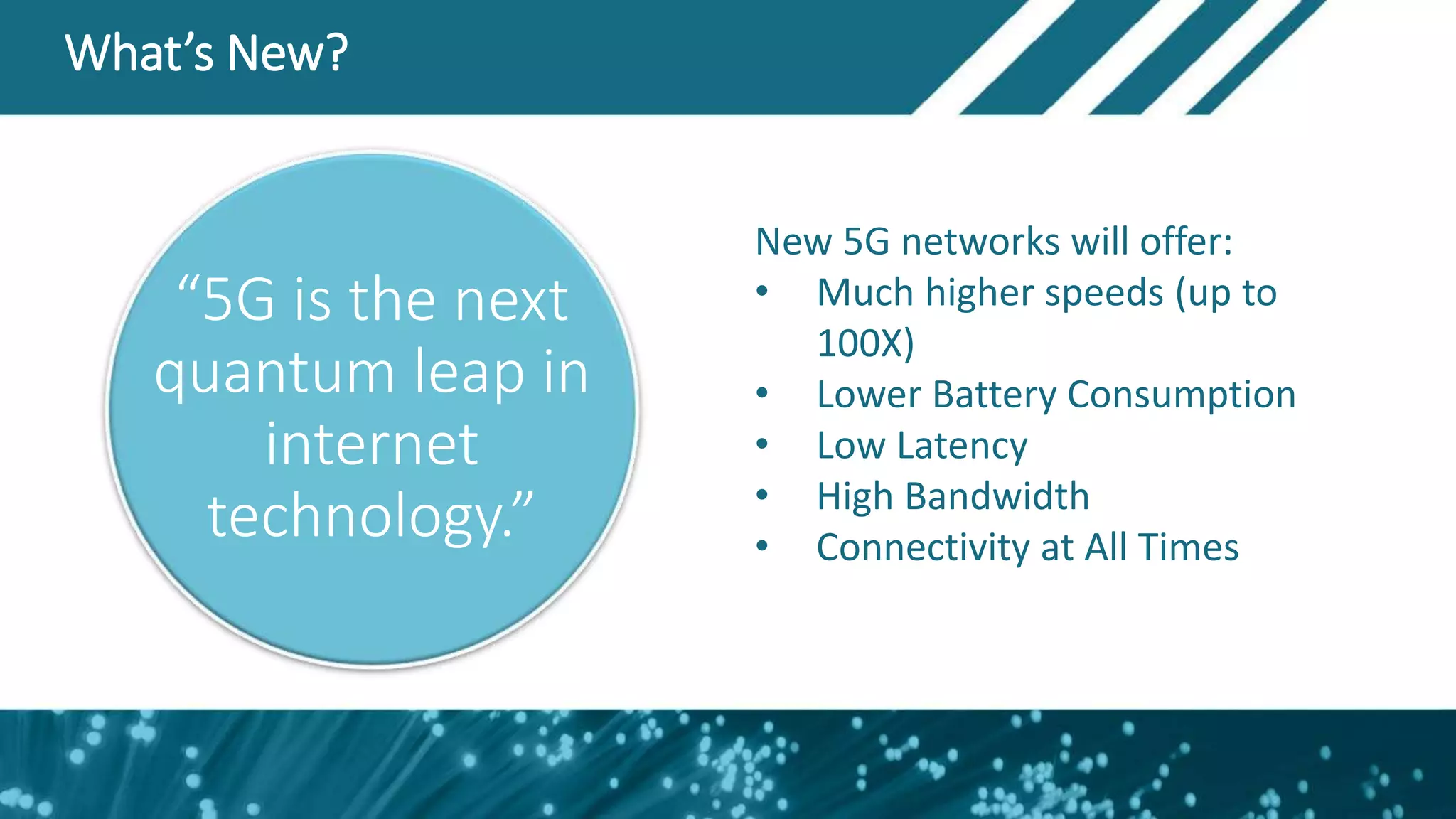 Optical Fibers – The Runway to a 5G-Powered Future | PPTX