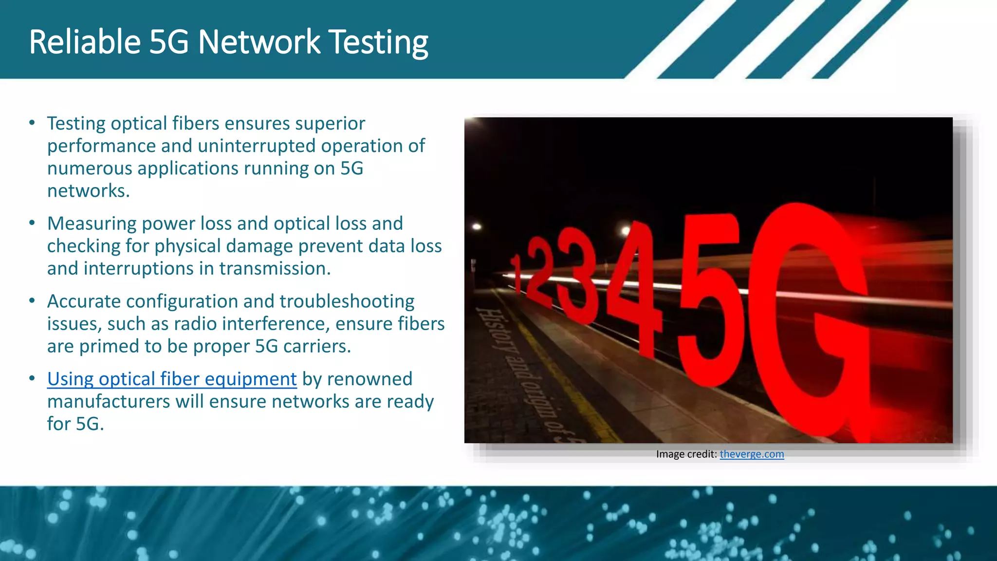 Optical Fibers – The Runway to a 5G-Powered Future | PPTX