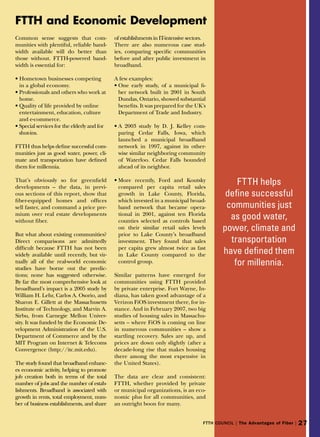 Fiber to the Home - A Primer | PDF