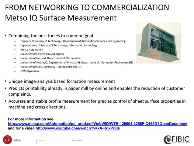 Resource efficient fibre web technologies, Erkki Hellen | PDF ...