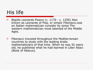 Fibonacci | PPT | Free Download